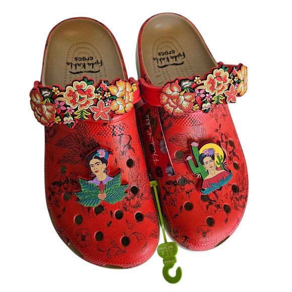 CROCS | Shoes | Frida Kahlo Classic Clog Crocs Mens M2w11 Floral Design ...